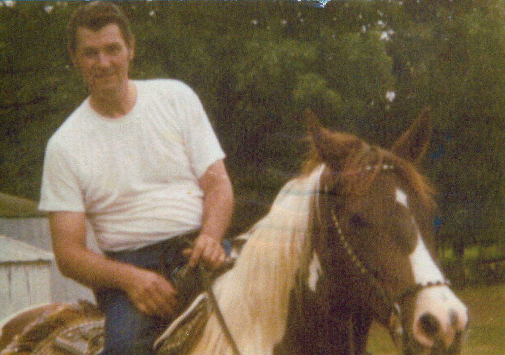 Emerson riding a horse – Wilson Family Album