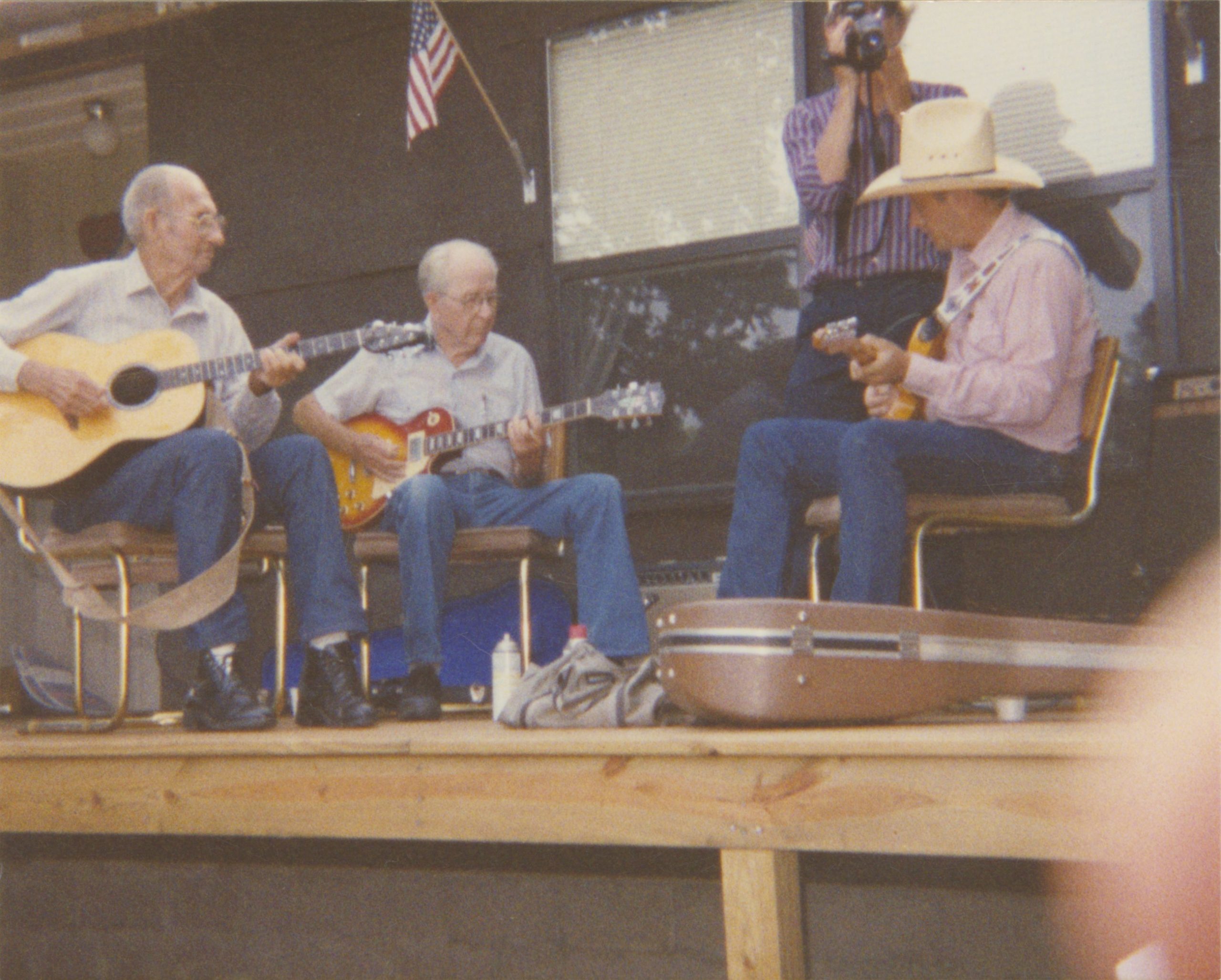 Slim Oreon Yates and Don Gilbert playing music – Wilson Family Album